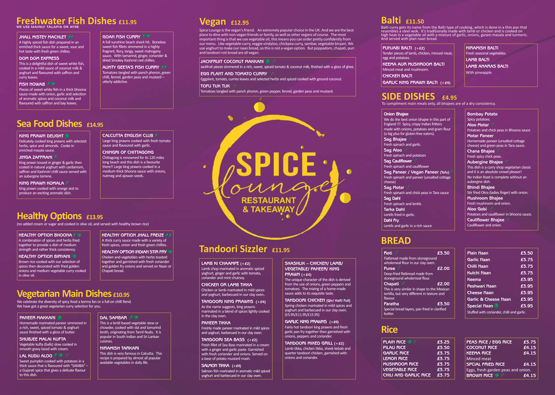Offers & Set Meals Spice Lounge Petersfield - Indian Cuisine